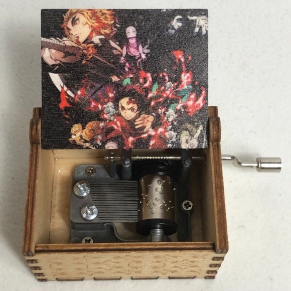 Unbranded | Other | Demon Slayer Hand Crank Wooden Music Box Nezuko ...